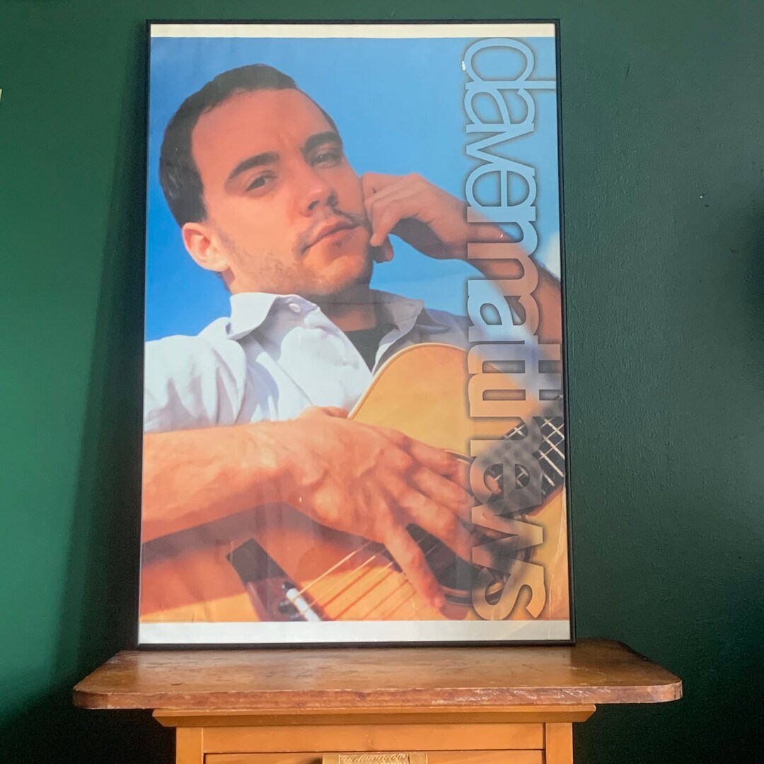 Vintage Dave Matthews Poster 90s Music Y2K Music DMB - Etsy