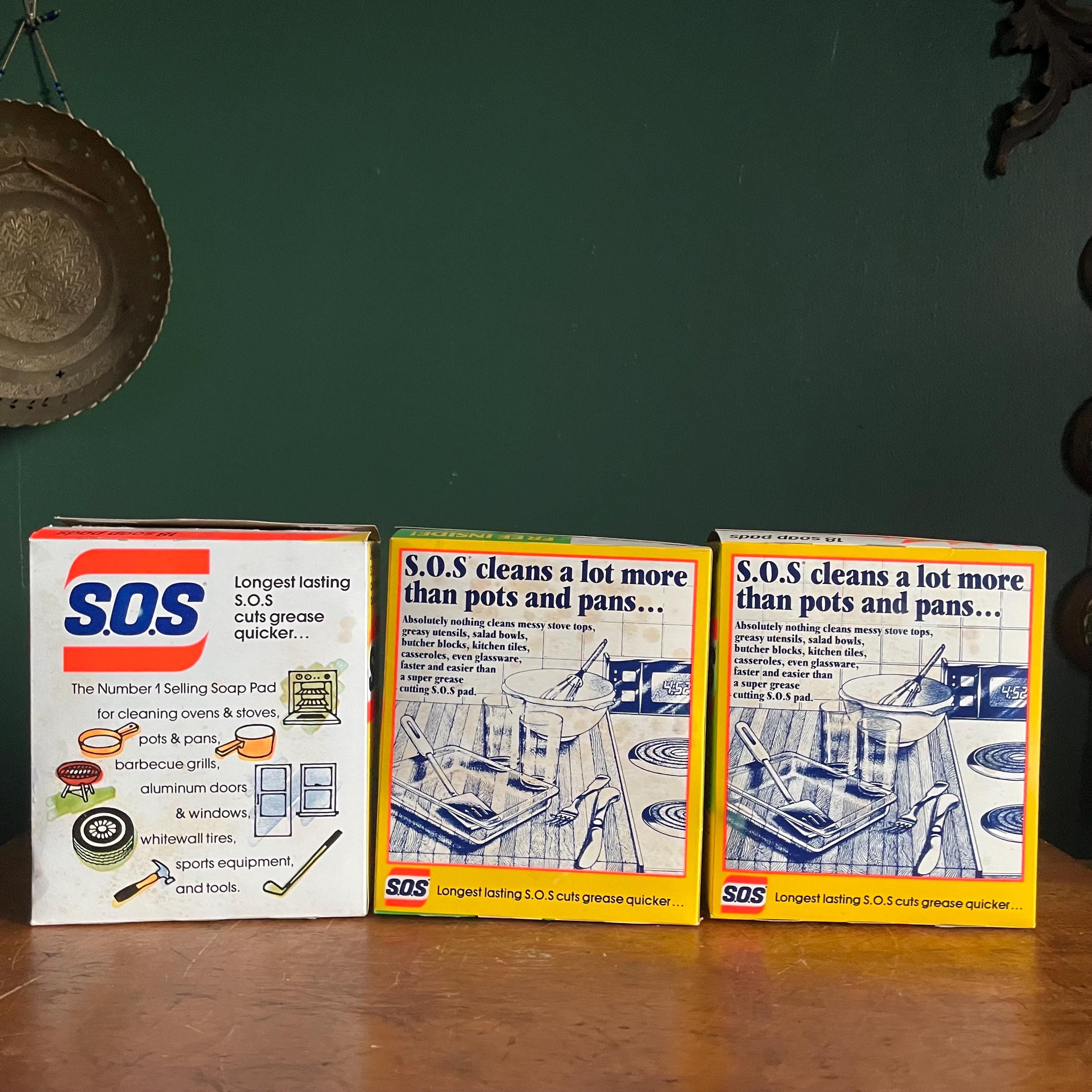 Vintage SOS Pads Sealed Box Nos Nip TV Movie Prop - Etsy
