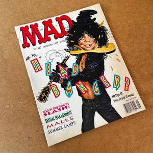 Vintage 1994 Mad Magazine. Alfred E Neuman. Comics. 1990s Magazines. - Etsy