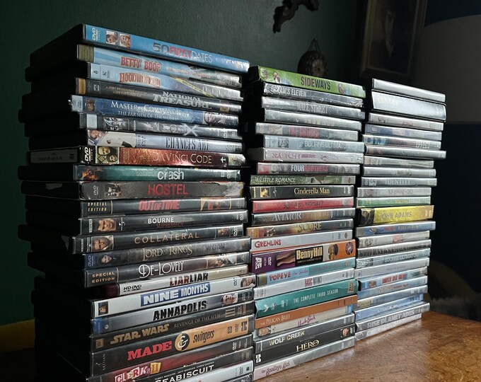 Lot of 70 Vintage Dvds 1980s 1990s 2000s Y2K Films Classic Movies - Etsy