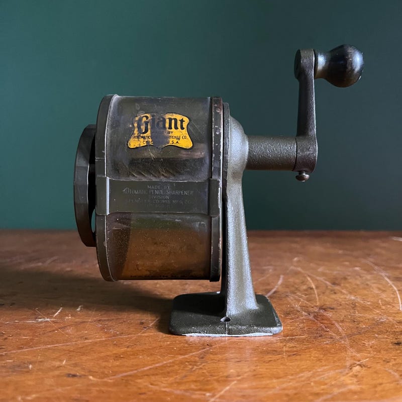 Antique Pencil Sharpener - Etsy