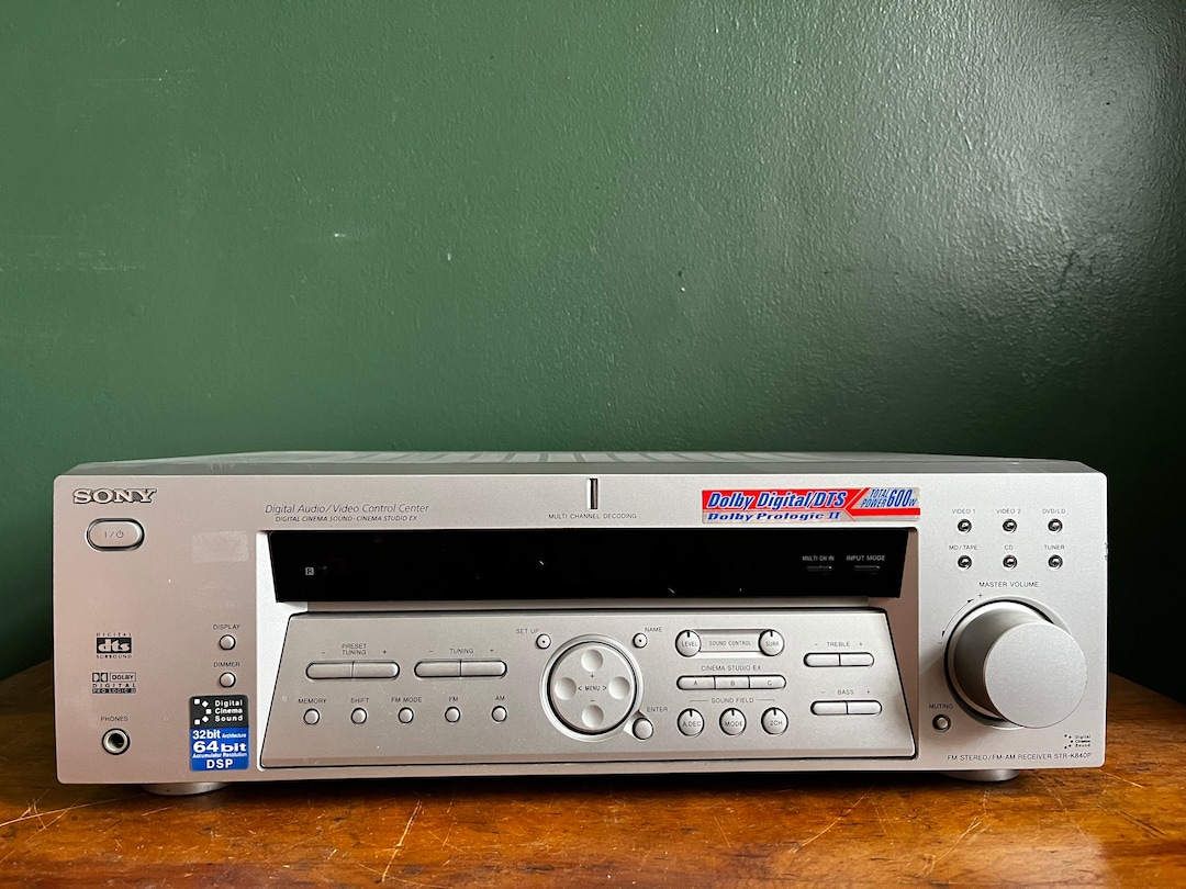 Vintage 1990s Sony AM FM Stereo Receiver. With Cords 1990s Radio. 1990s Electronics ...