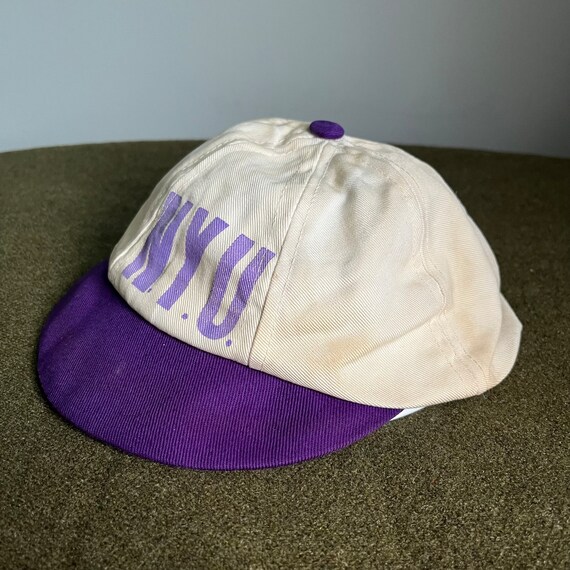 Vintage 1920s 1930s 1940s NYU Beanie Cap. College Uni… - Gem