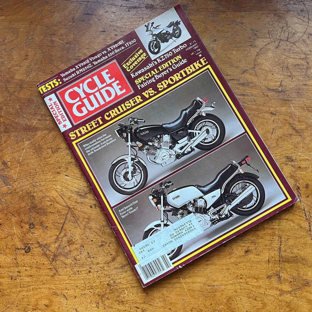 Vintage Cycle Guide Magazine. February 1982. Vintage Motorcycle ...