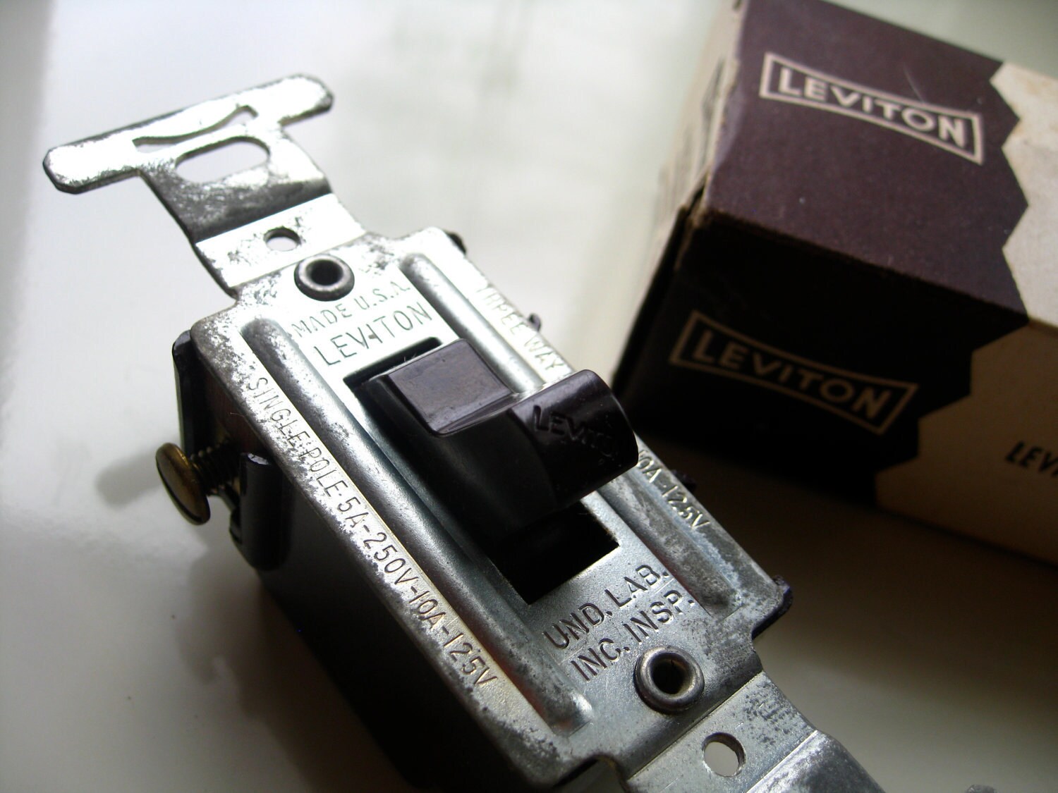 Mid Century Leviton Light Switch. | Etsy