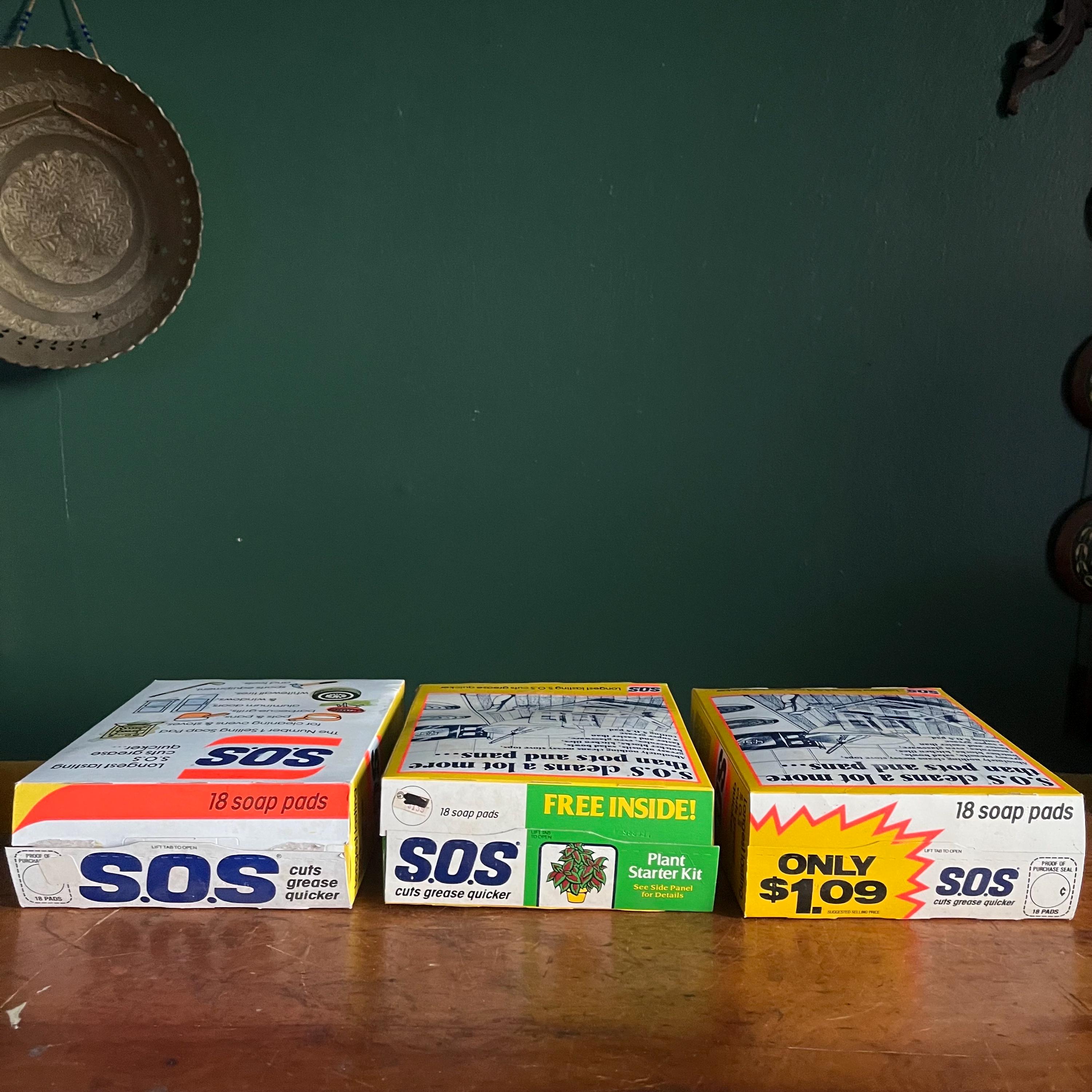 Vintage SOS Pads Sealed Box Nos Nip TV Movie Prop - Etsy