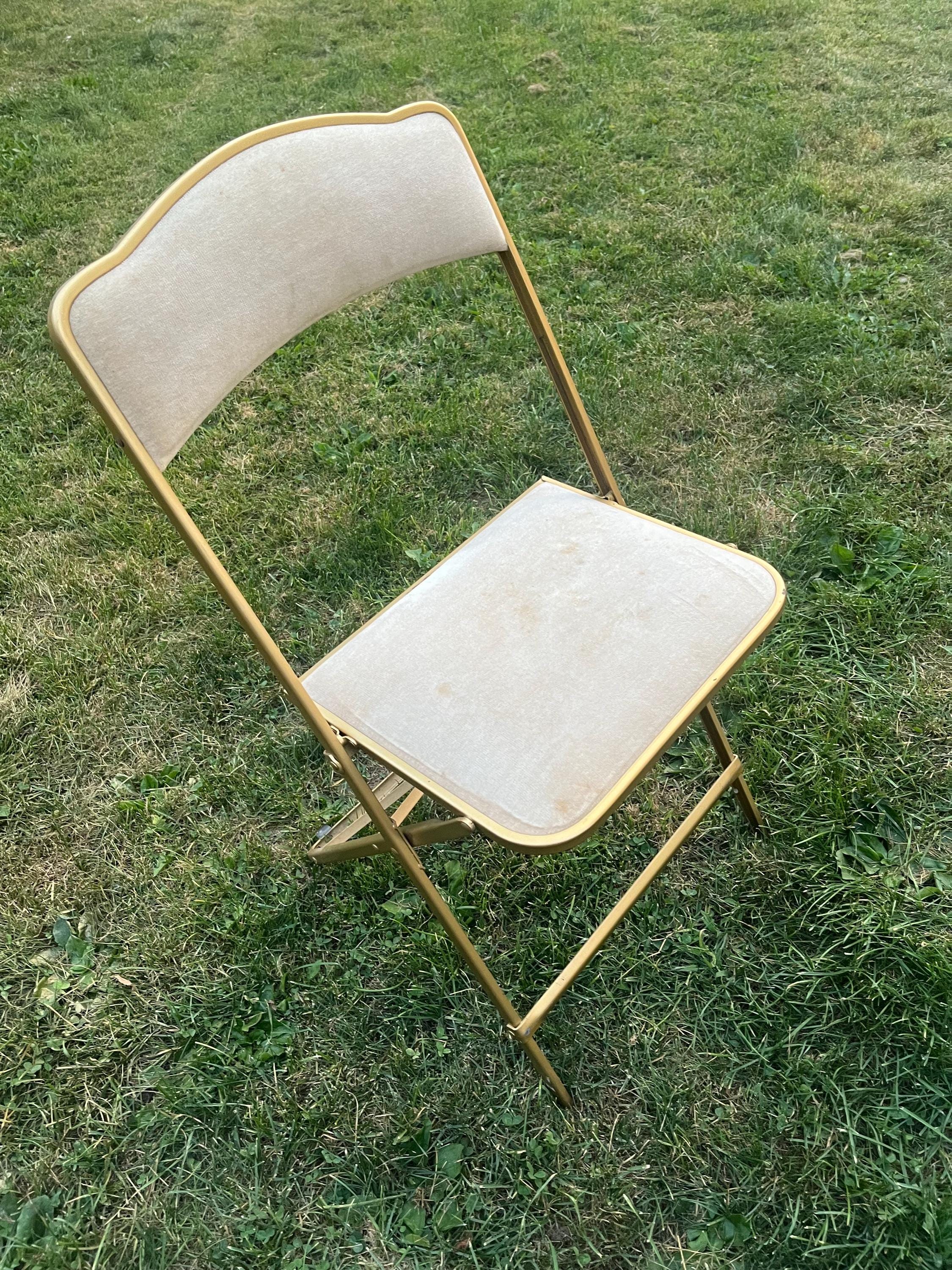 Velvet folding chairs store