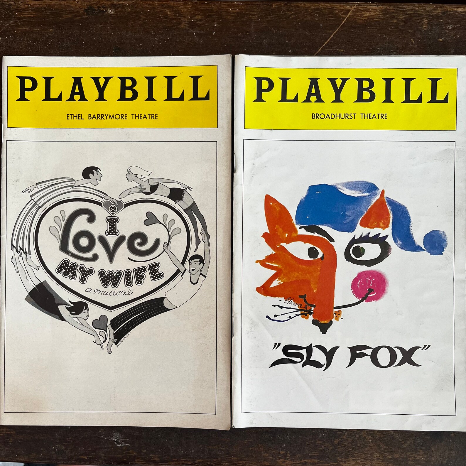 Vintage Broadway Playbills. 1970s New York Theater. Annie, the Gin Game ...