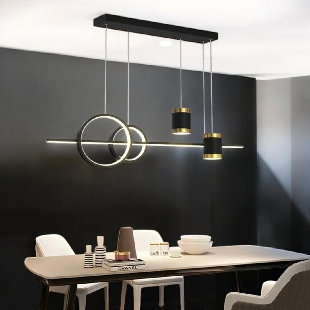 Pendant Lights LED Dining Table Kitchen Chandelier Modern Minimalist ...