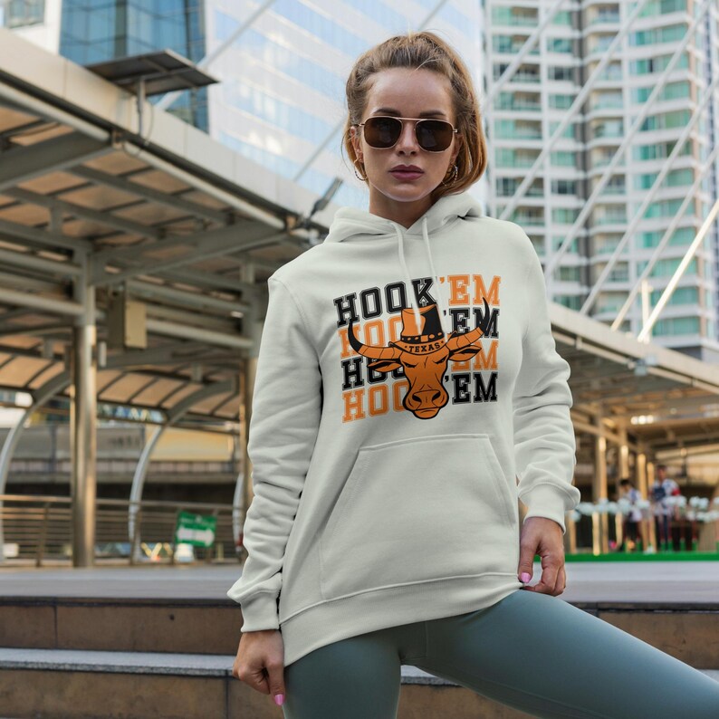 Texas Longhorn Hook'em Svg Cut Files, Texas Football Fans Svg, Team ...