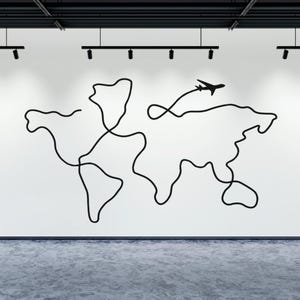 World Map Svg, Travel Map Svg Cut Files, Line Art, Vector Files ...