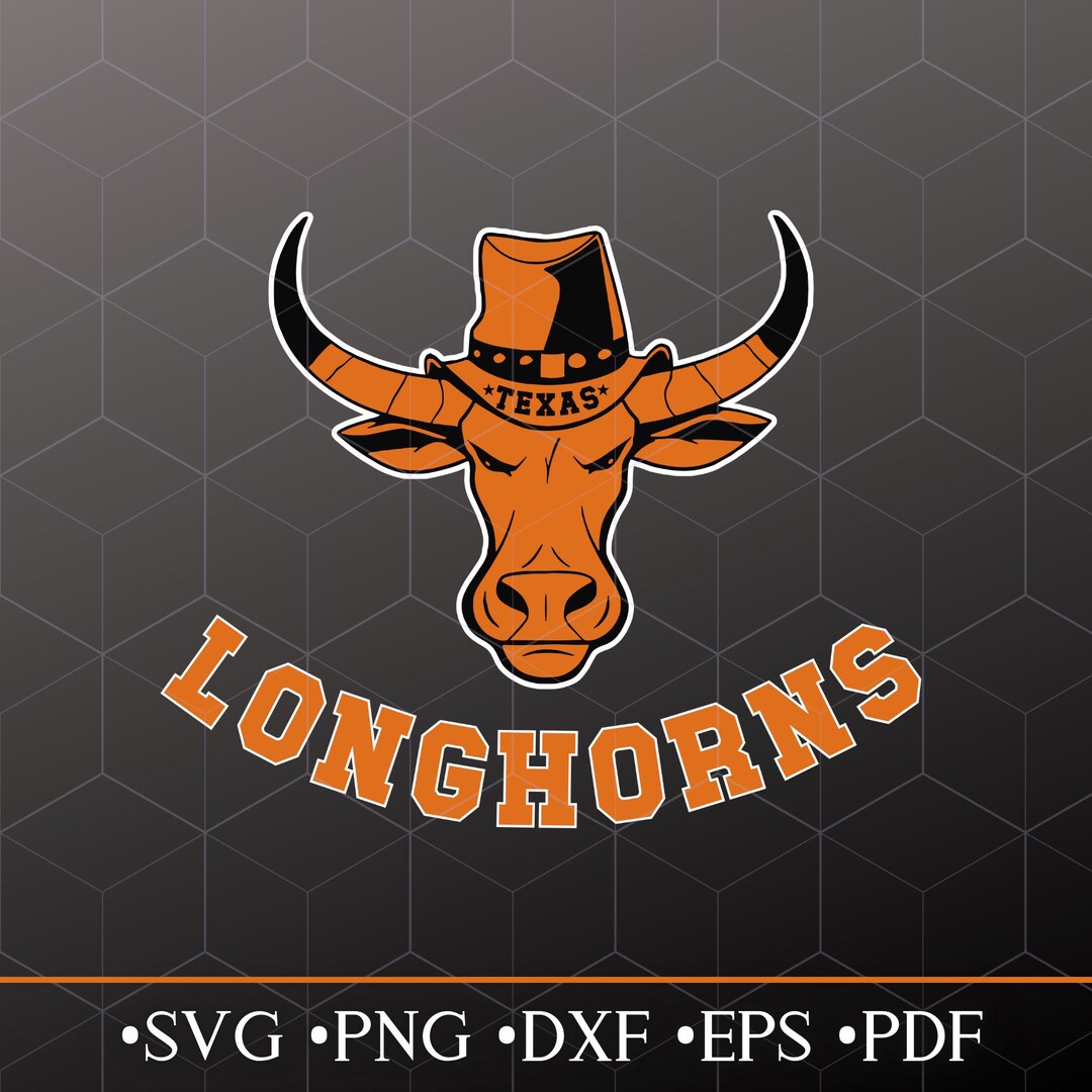 Longhorns SVG Texas Football Team Design for Cricut, Silhouette, T ...