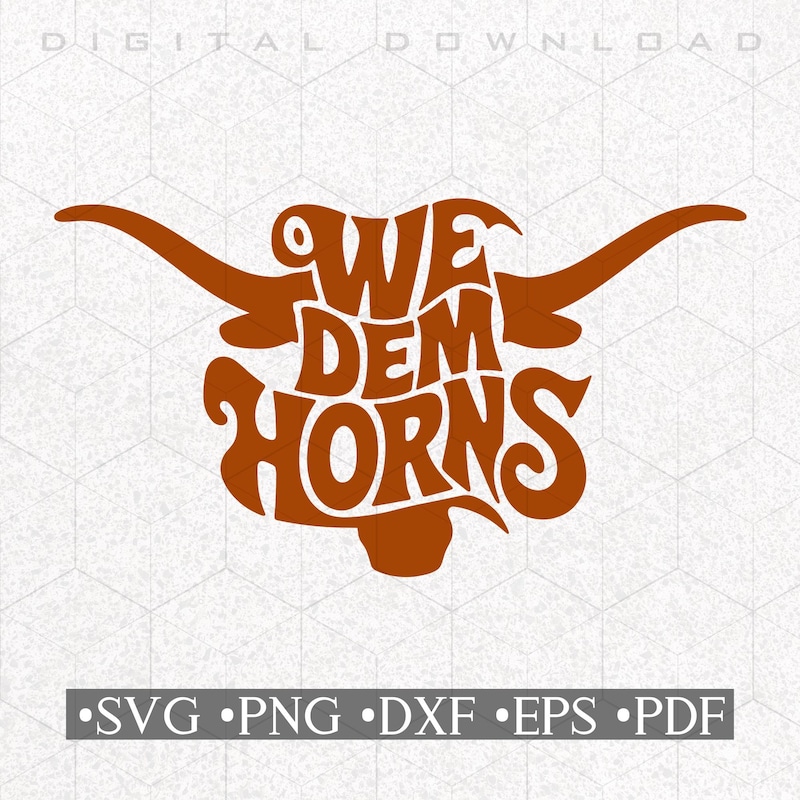 Longhorn Svg - Etsy
