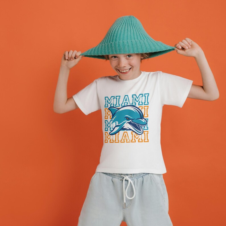 Miami Football SVG | Dolphin Mascot Football Team Fan Art Digital ...