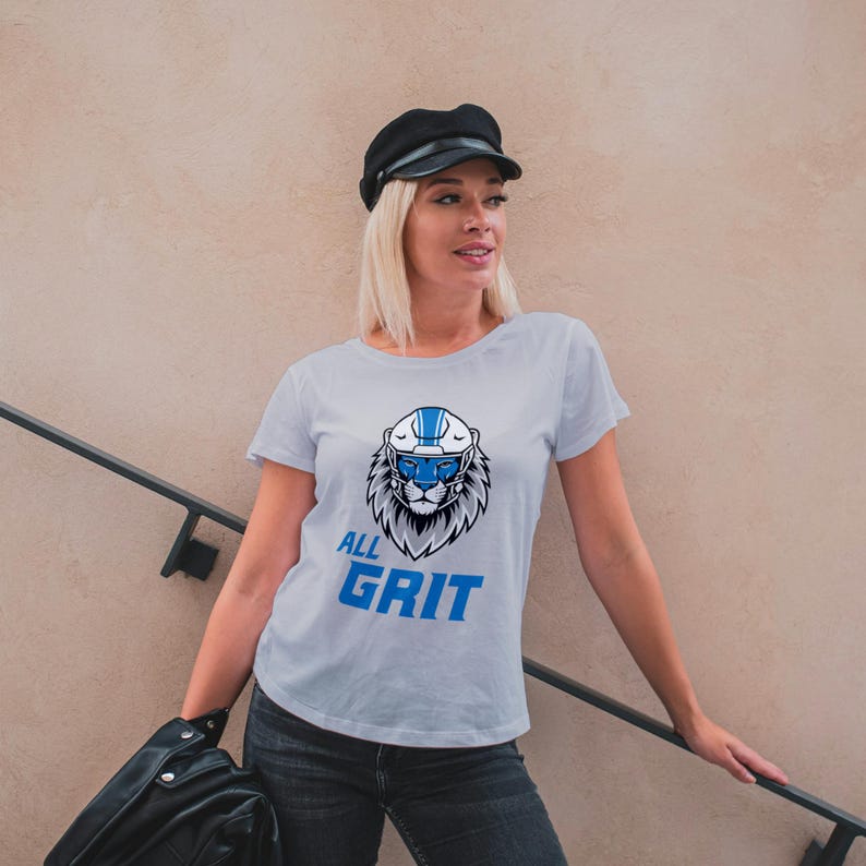 Detroit All Grit Svg, Detroit Football Spirit for DIY Project, Lion ...