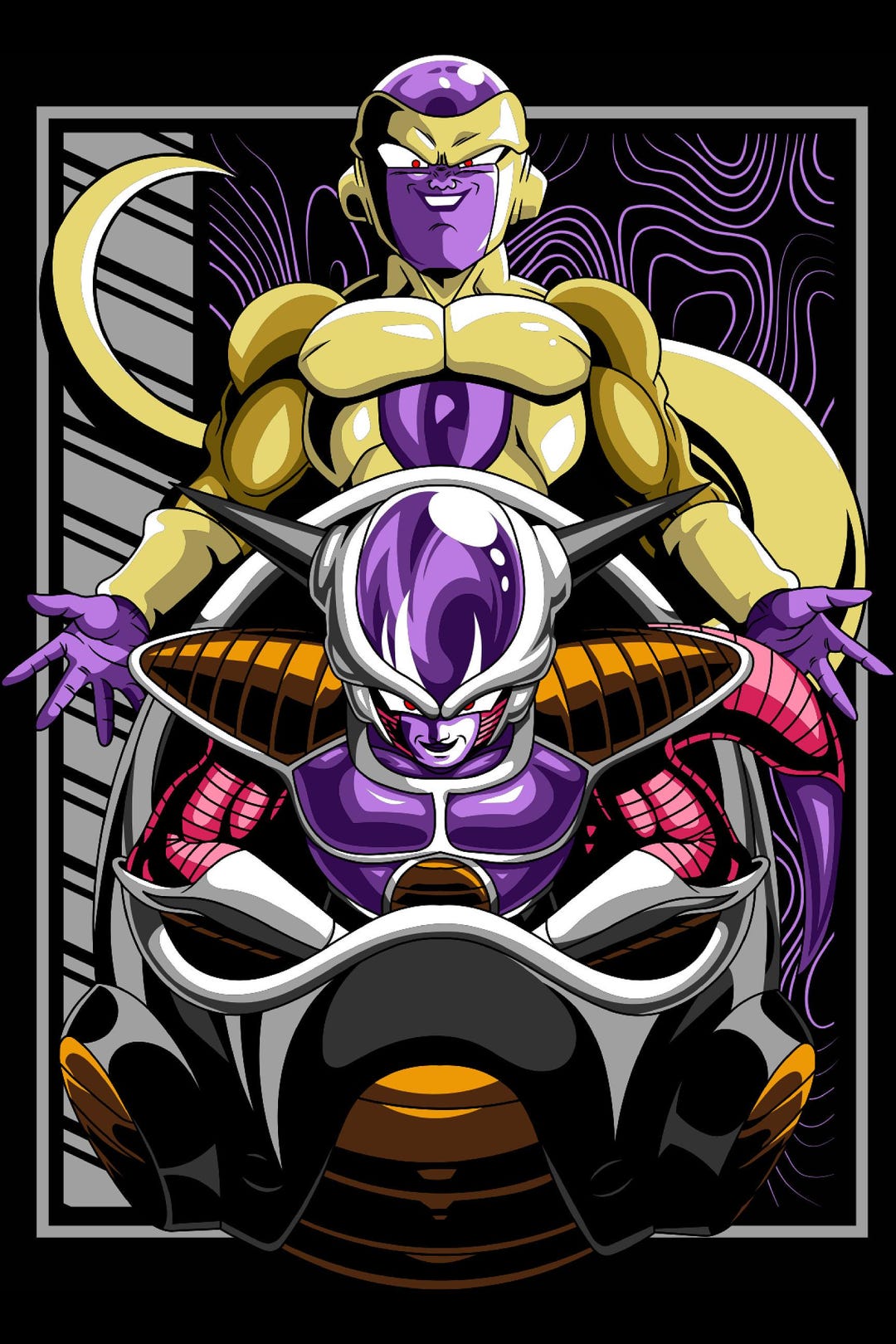 Dragonball Freezer Decor Prints Poster Canvas Wallpaper Fan Art ...