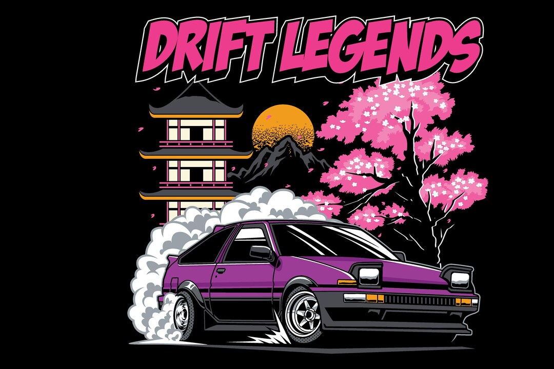 Car Vehicle Toyota AE86 0523 Poster Decor Prints Canvas Wallpaper Fan ...