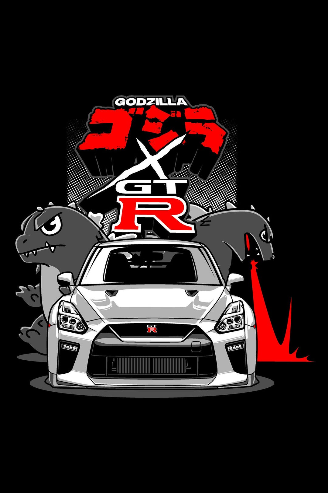 Car Vehicle Nissan GT-R R35 0314 Poster Decor Prints Canvas Wallpaper ...