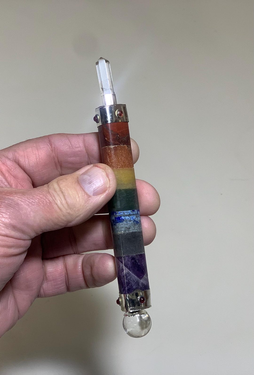 Chakra Tibetan Healing Wand 6” Chakra Wand,metaphysical,chakra,healing ...