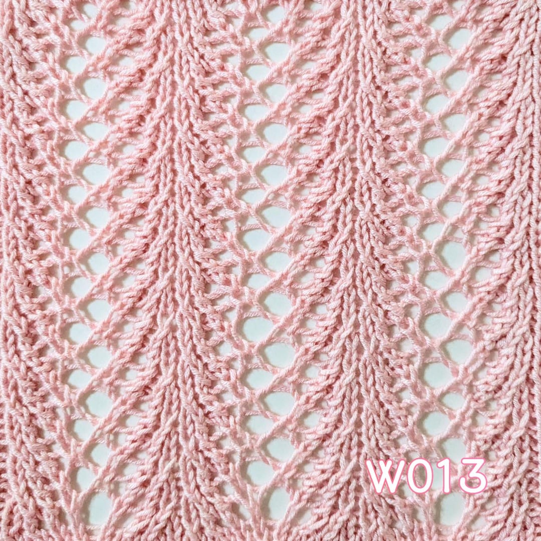 Openwork Knitting Pattern Knitting Diagram W013 - Etsy