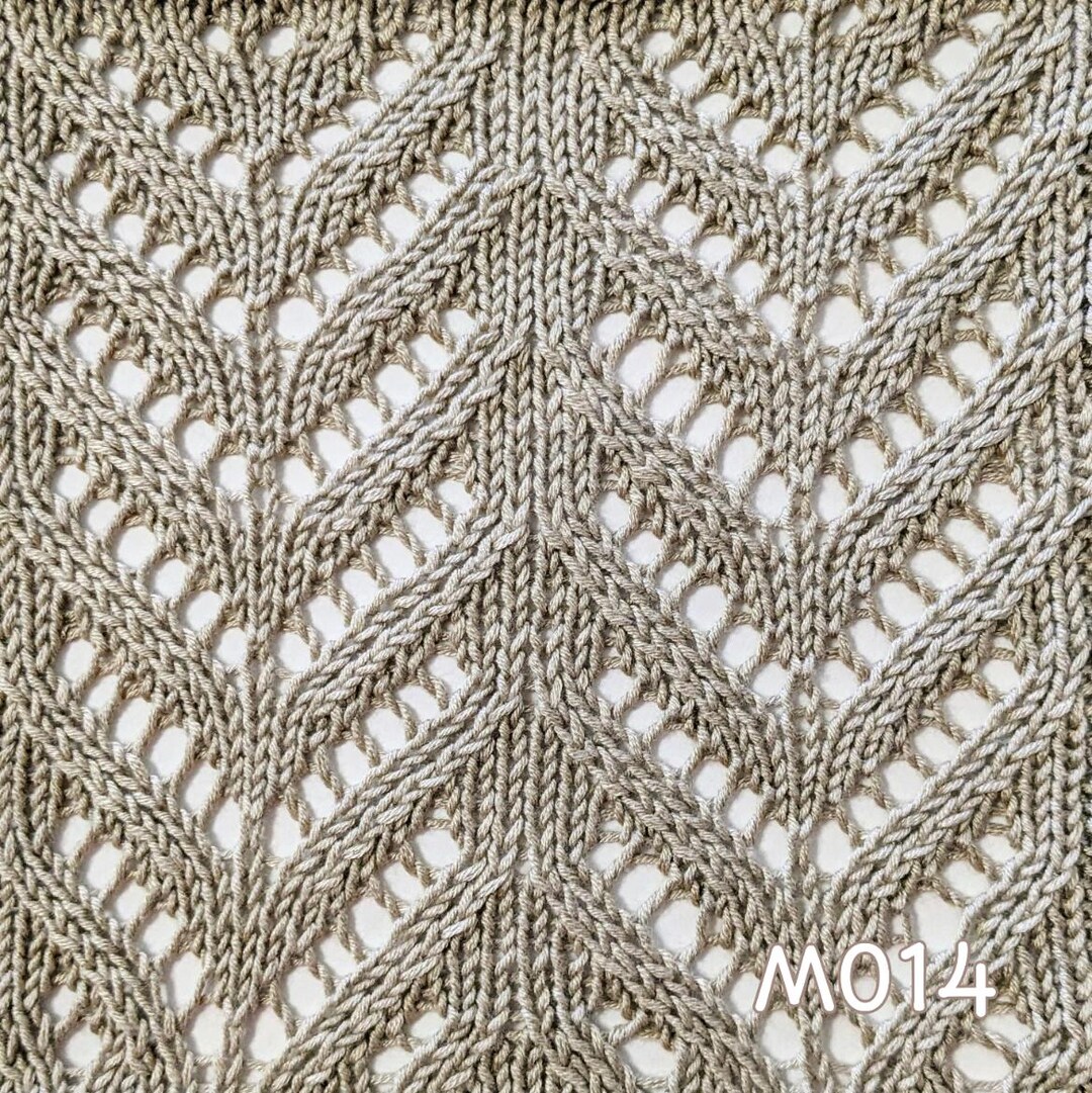 Openwork Knitting Pattern Knitting Chart M014 - Etsy