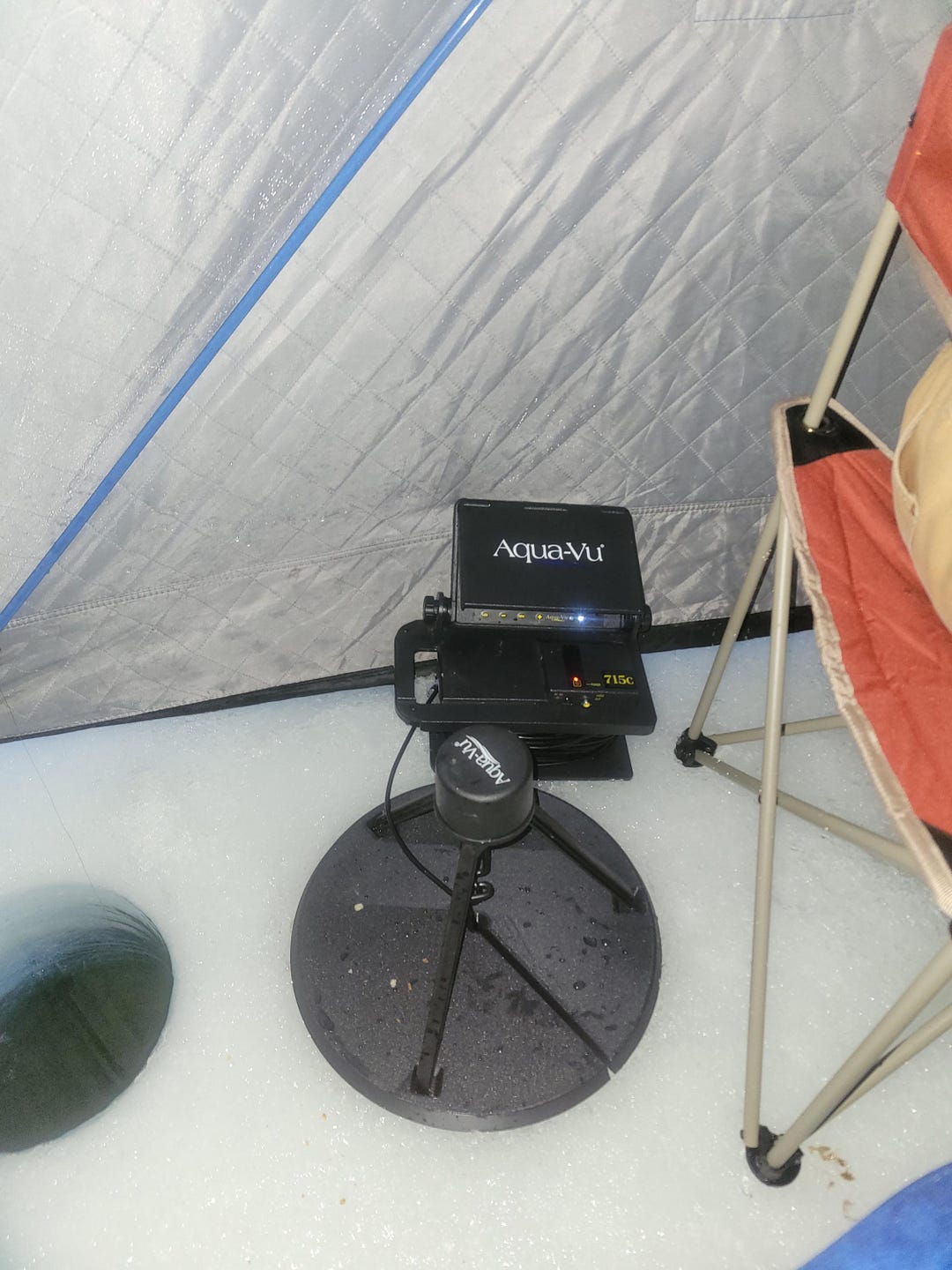 3D Printed 8" Ice Fishing Hole Cover for Aqua View Camera Tripod - Etsy