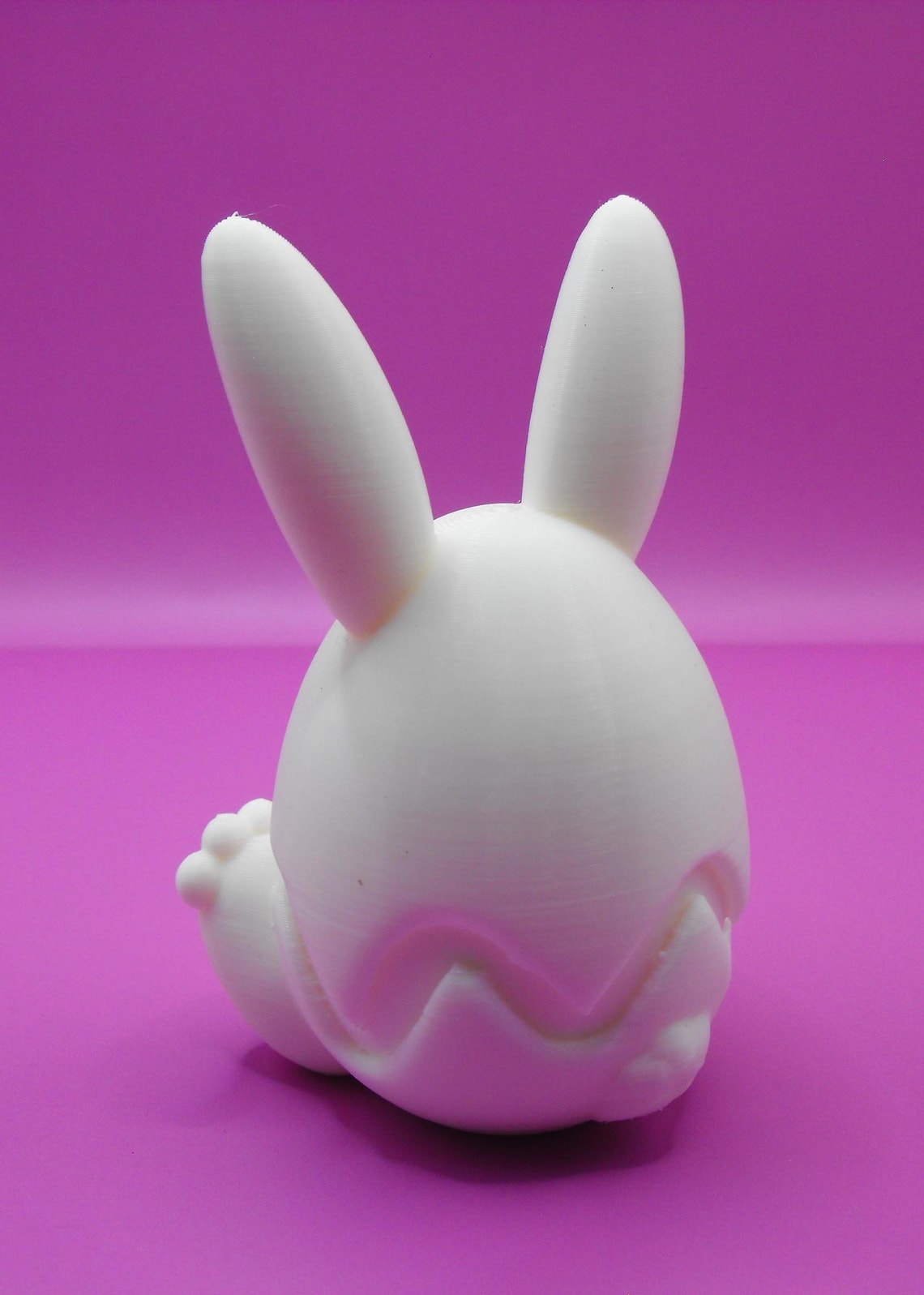 6 Pack of 3D Printed Easter Bunny Egg Paintable Easter Craft Kids Craft ...
