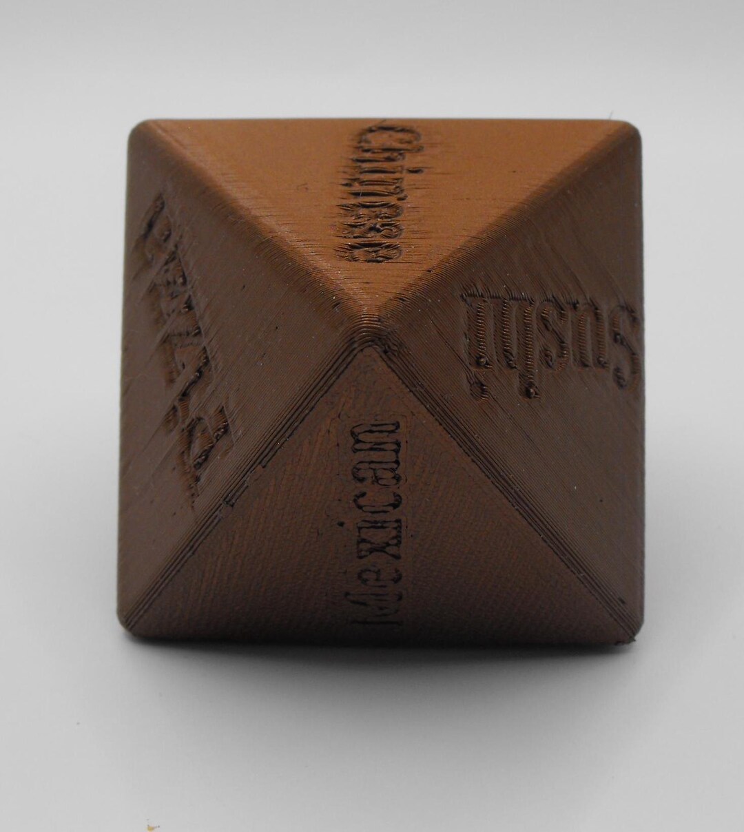 3D Printed 8 Sided Food Choice Dice Die - Etsy