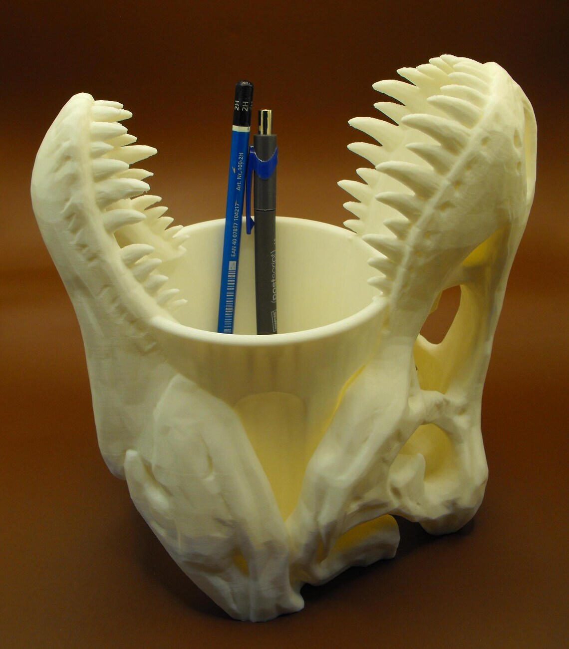 3D Printed T Rex Dinosaur Pencil Holder Pen Cup Toothbrush Holder ...