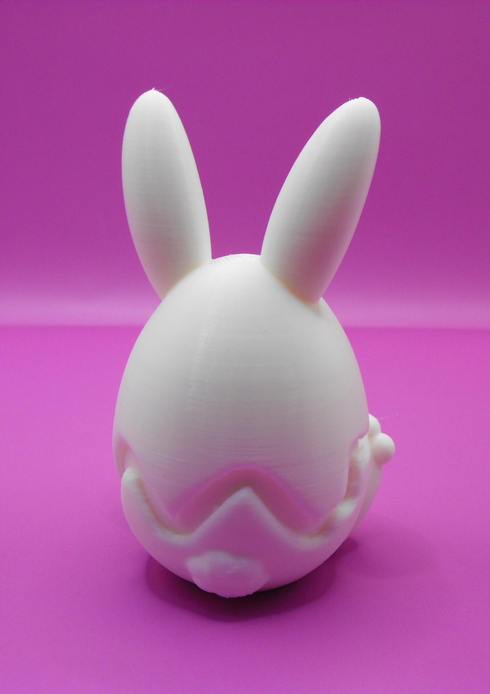 6 Pack of 3D Printed Easter Bunny Egg Paintable Easter Craft Kids Craft ...