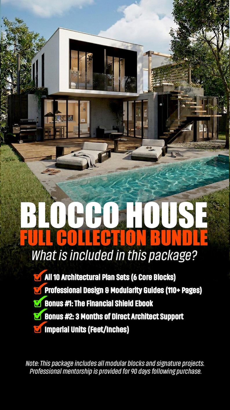 Complete Modular Container Home Bundle: 10 Tiny House Plans - Architect ...