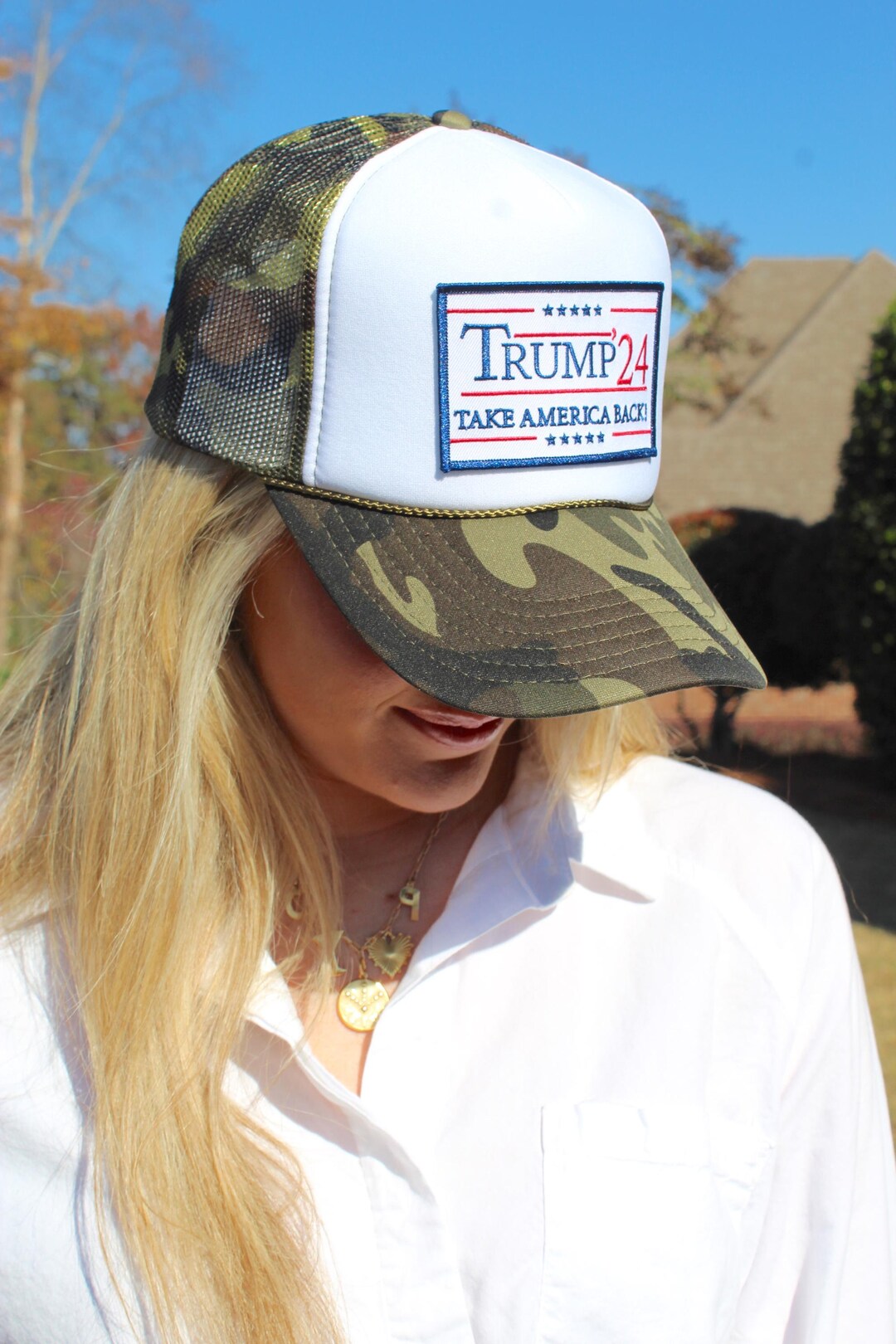Take America Back Trucker Hat | Custom Trucker Hat | Trump Trucker Hat ...