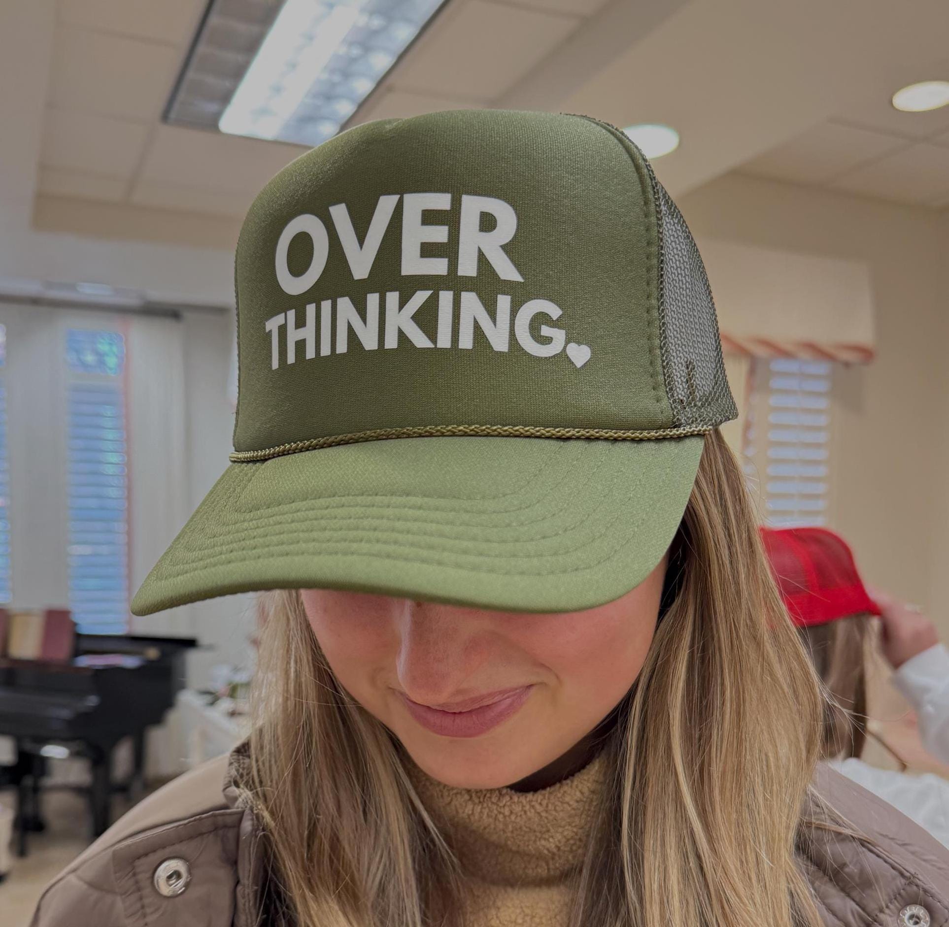 Over Thinking Trucker Hat | Mood Hat | Over Thinking Mood | Over ...