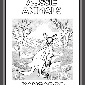 Aussie Animals Colouring Pages Printable | Australian Wildlife Digital ...