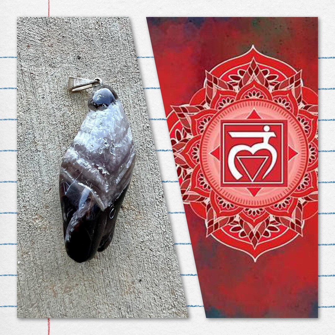 Brown Amethyst Root Chakra Grounding Spell Pendant - Etsy