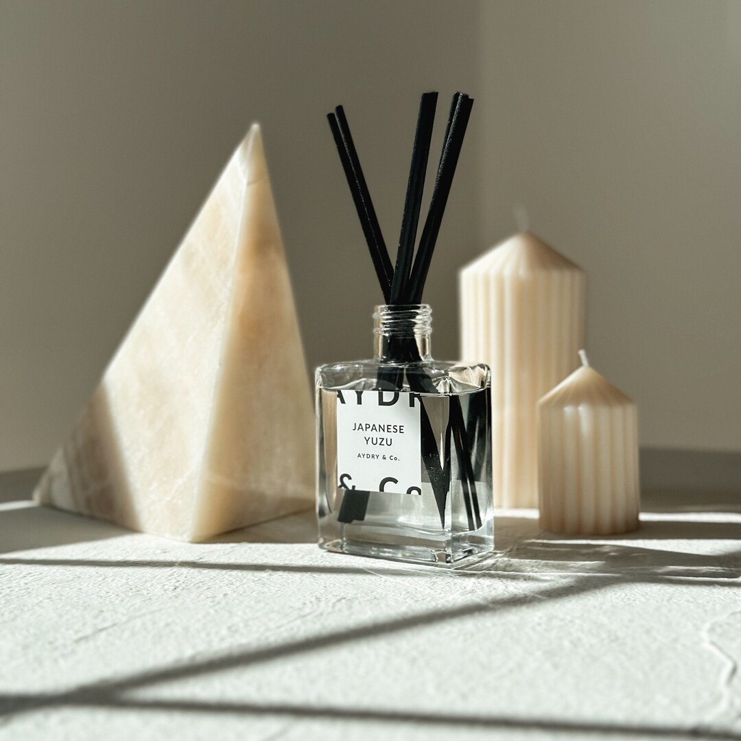 Room Diffuser Japanese Yuzu Scented Reed Diffuser Home Fragrance Citrus ...