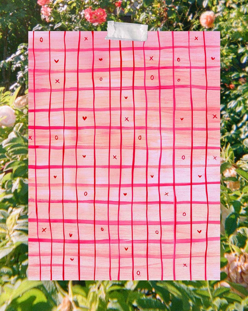 Valentine's Scrapbook Sheet - Cut and Paste Whimsical Love Ephemera for ...