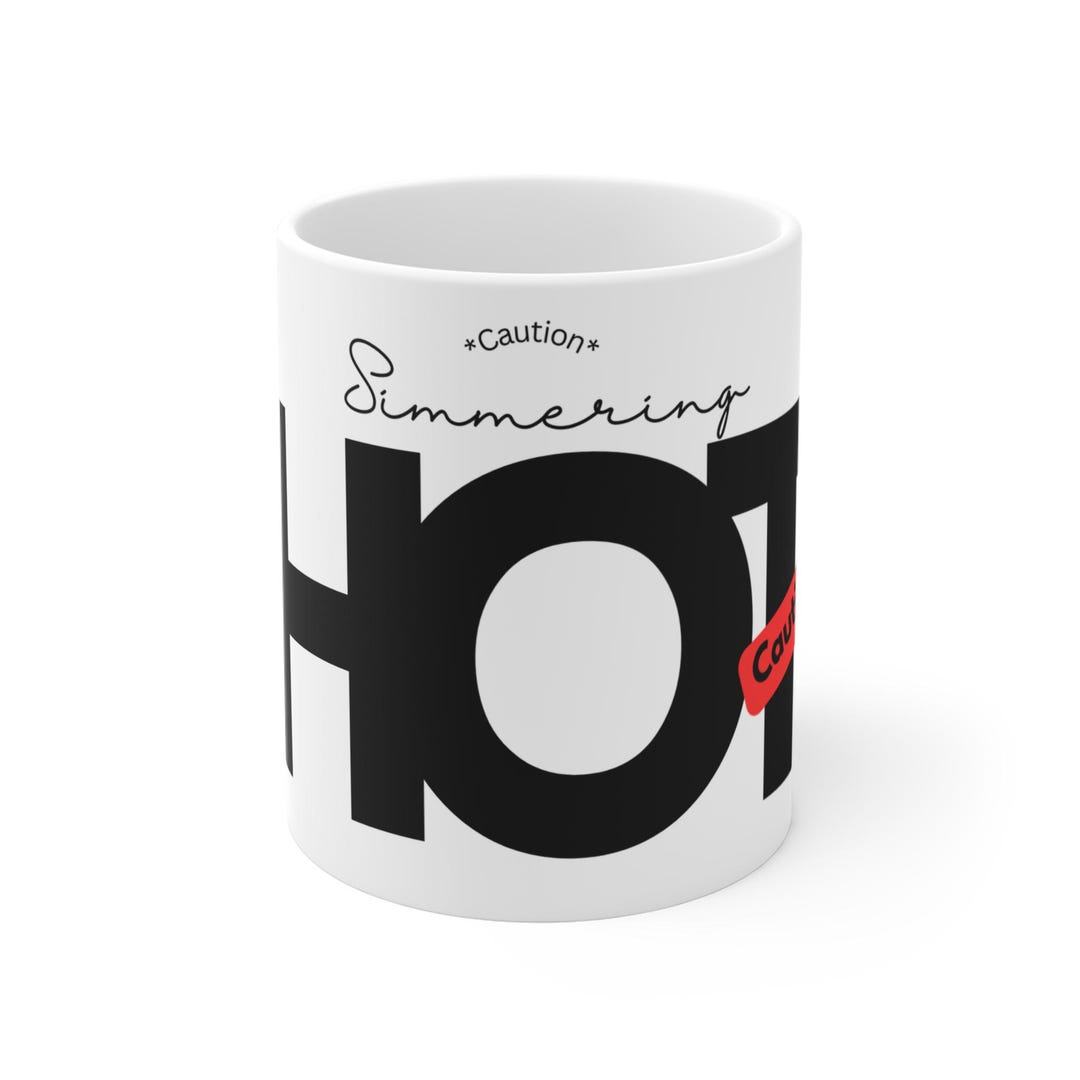 Caution: Hot Coffee Mug - Etsy