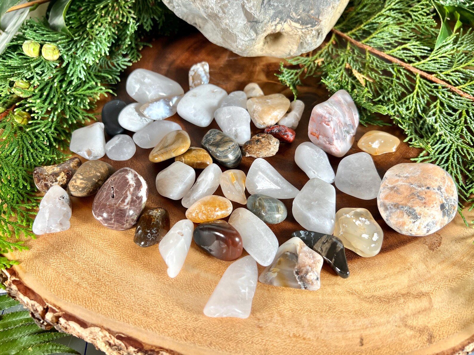 One Pound of Polished Tumbled Stones Rocks | 1lb 1 Lb Rock | Jaspers ...