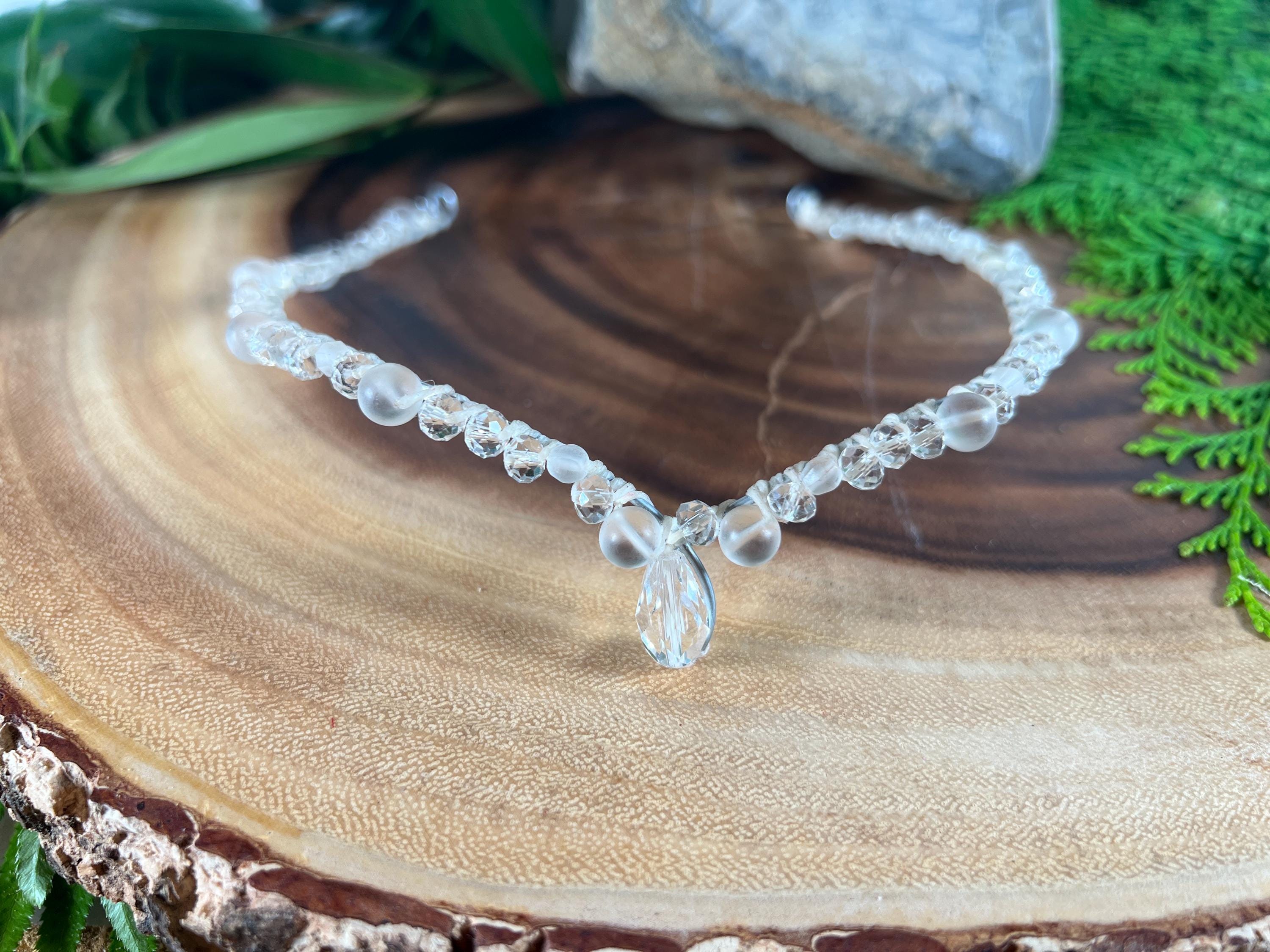 Sparkly Clear Brown Beaded Circlet | Perfect Accessory for Long or ...