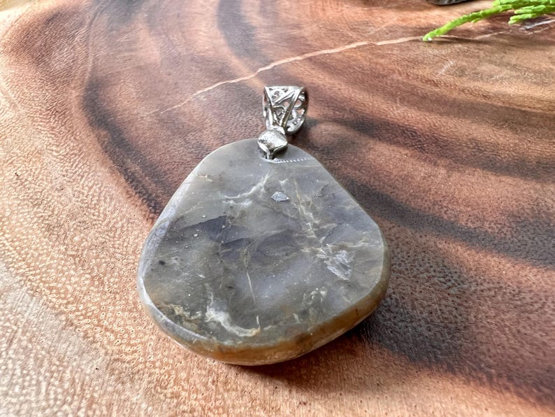 Neutral Colored Natural Shaped Volcanic Jasper Agate Stone Semi ...