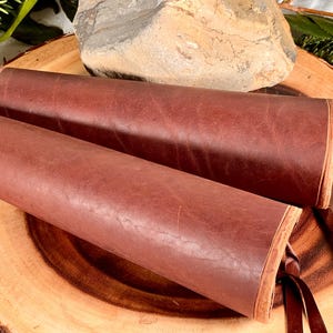 Hard Leather Bracers SMALL Saddle Leather Cuffs Gauntlets Vanguards ...