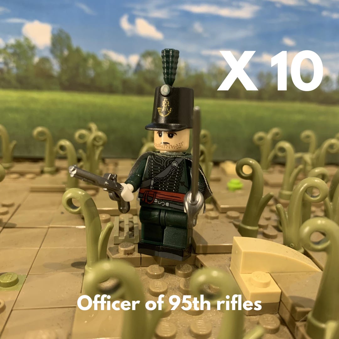 10 X Custom Officer of the 95th Rifles Building Block Figure - Etsy