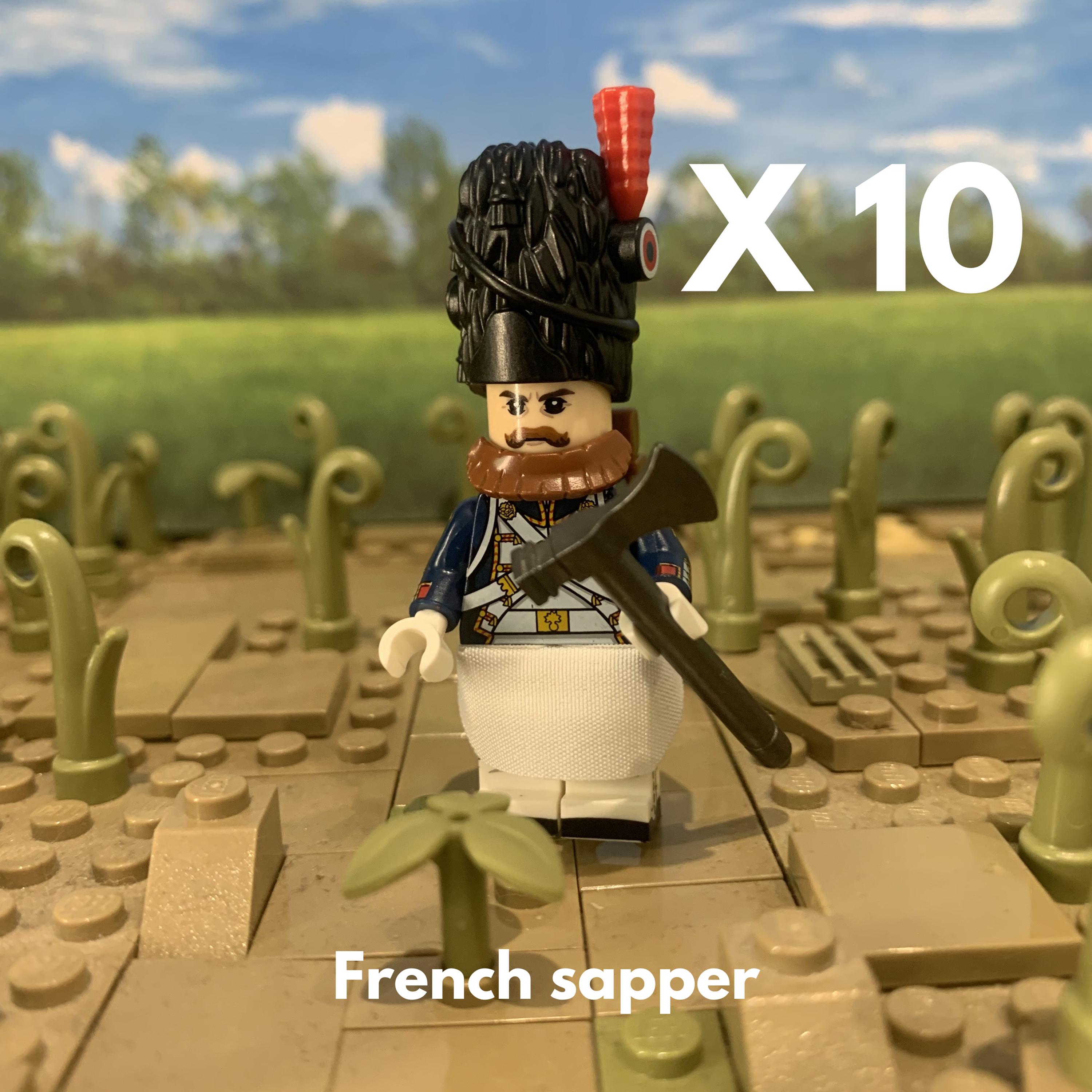 10 X Custom French Sapper Building Block Figure - Etsy
