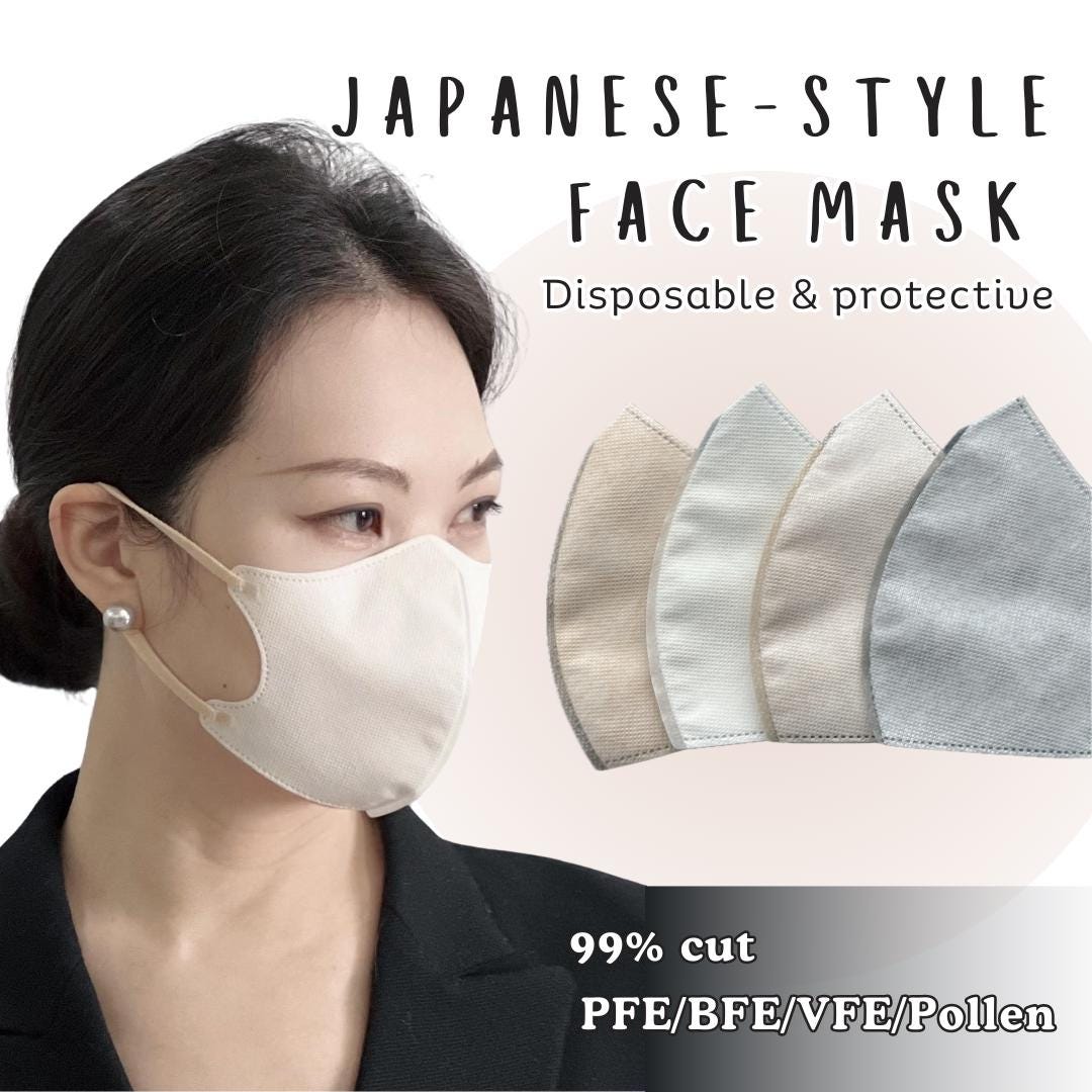 20 PCS - Ultra-soft Japanese-style Disposable Face Masks, Protective ...