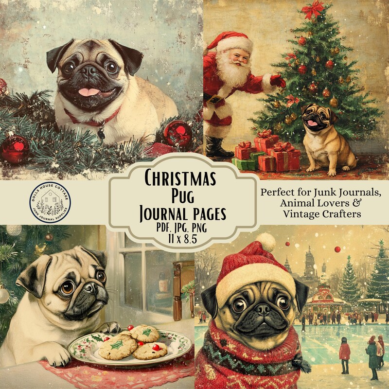 Pug Illustration - Etsy