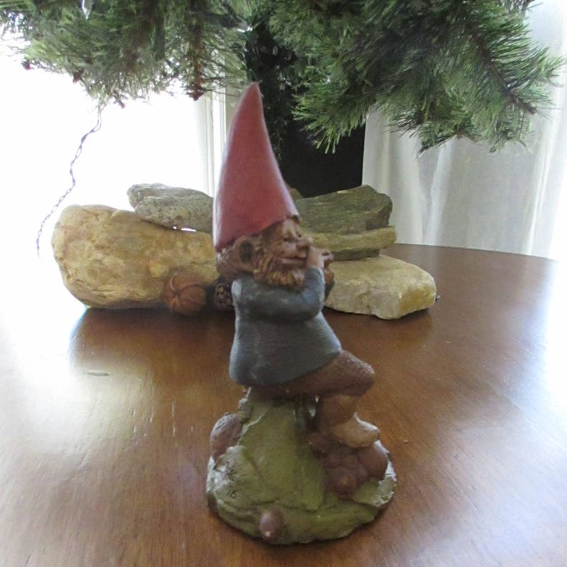 Pops Gnome Retired Tom Clark Gnome Sculpture Gnome Playing - Etsy
