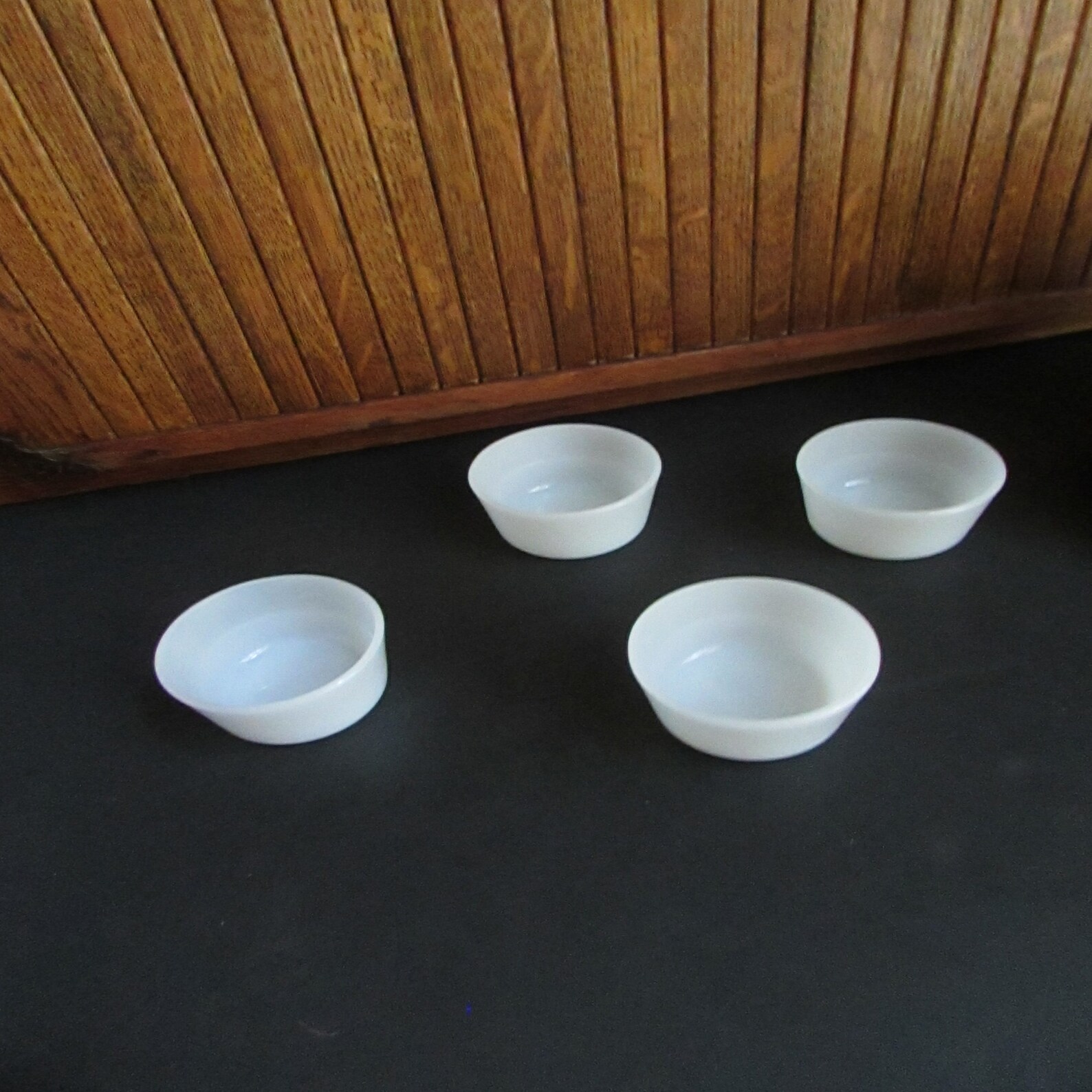 Milk Glass Ramekins Small Custard /dessert Cups Set of 4 | Etsy