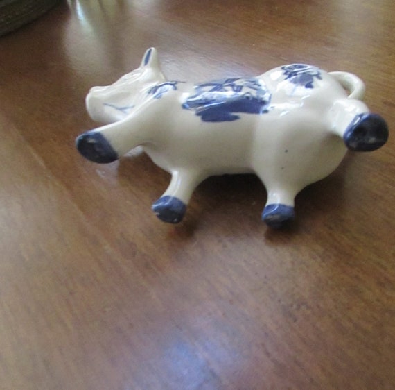 Cow Creamer Delft Windmill Bell