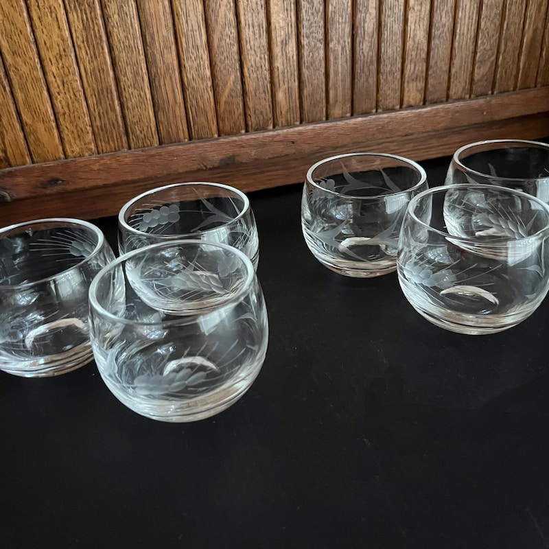 Roly Poly 4 Oz Glasses - Etsy